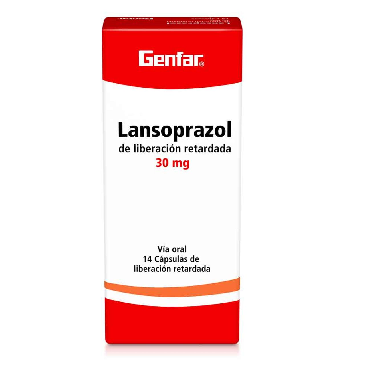 Lansoprazol GENFAR 30 mg x14 tabletas - Mercaldas