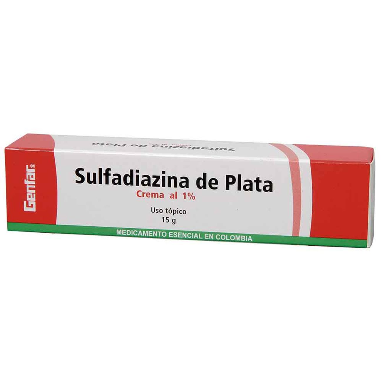 Sulfadiazina GENFAR plata 1%-Mercaldas - Mercaldas